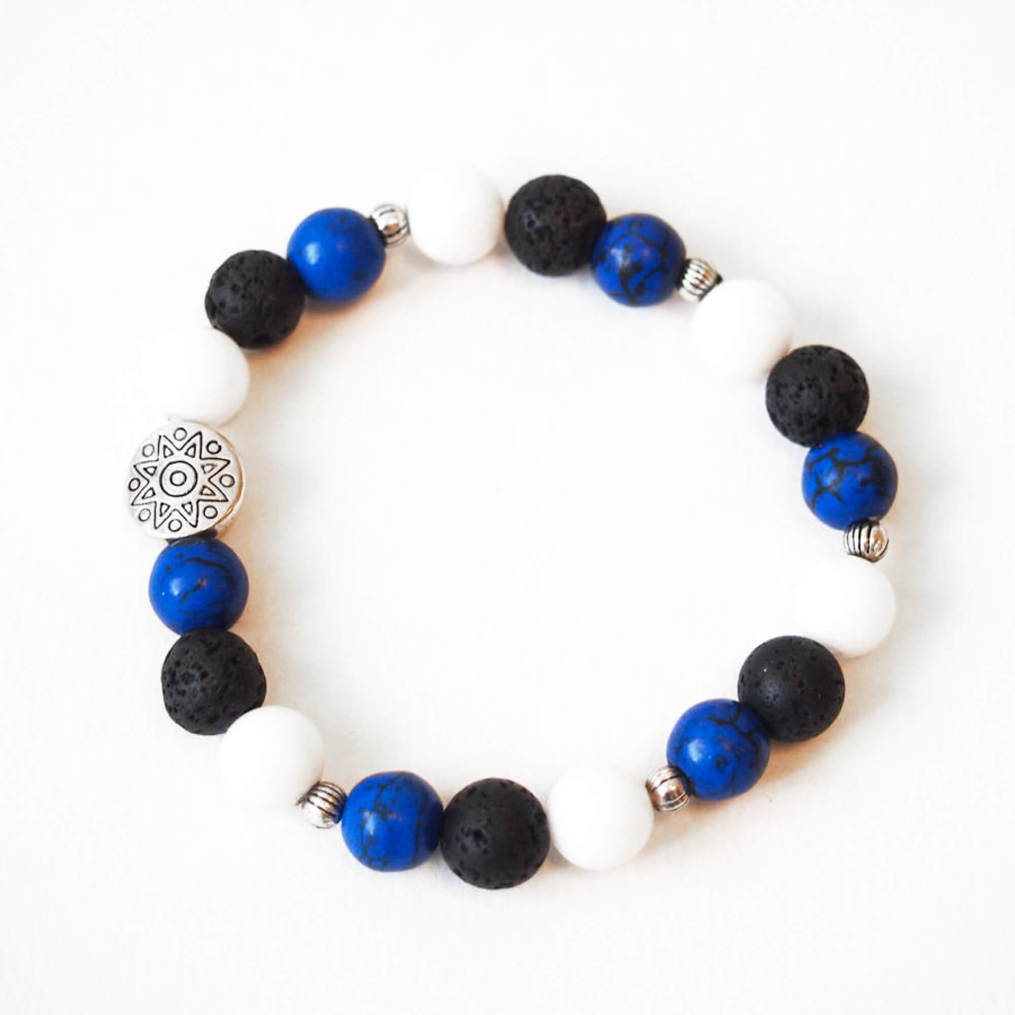 Käeehe Sini-must-valge 8mm kaheksakand - eheehe